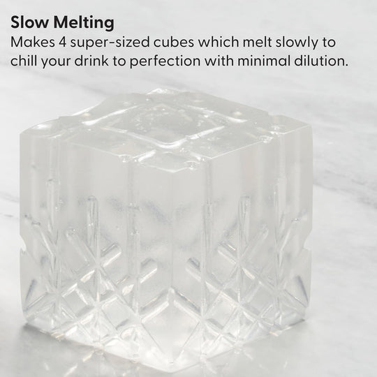 Geometric Cocktail Ice Cube Tray – Double Neat